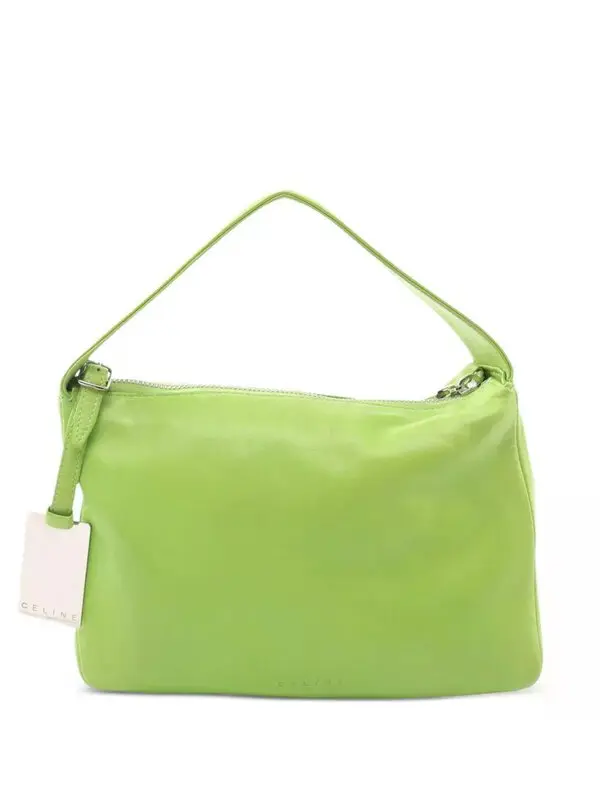 Celine Leather Handbag - Green