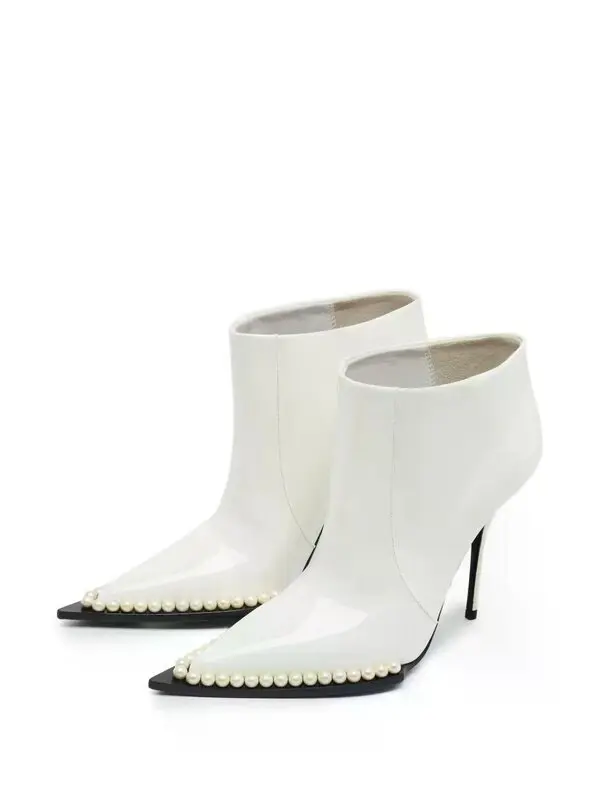 Dolce & Gabbana Dardinale Pearl-embellished Ankle Boots