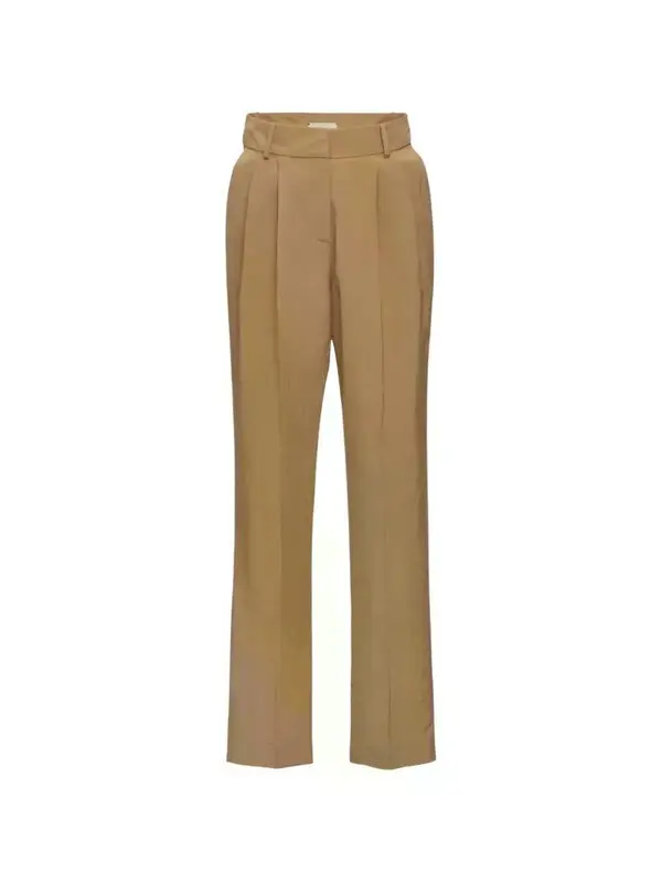 Magda Butrym Pleated Straight-leg Trousers