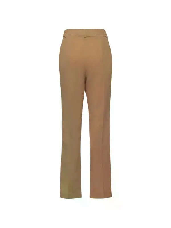 Magda Butrym Pleated Straight-leg Trousers