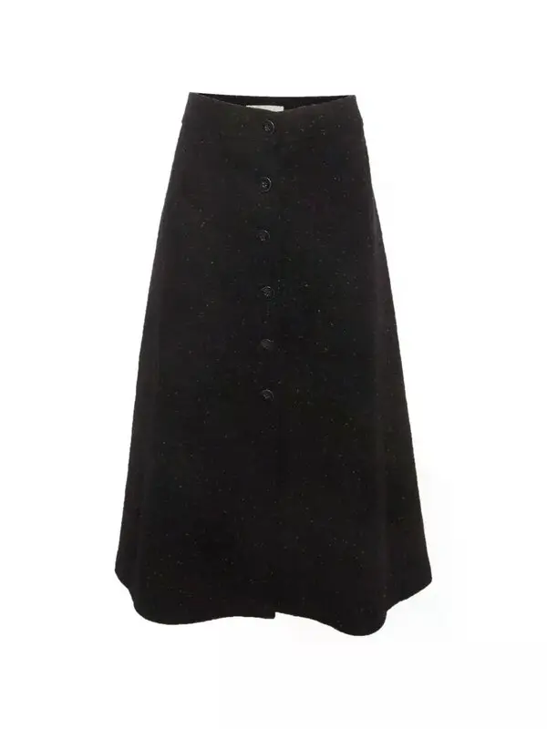 Chloé Button-up Flared Midi Skirt
