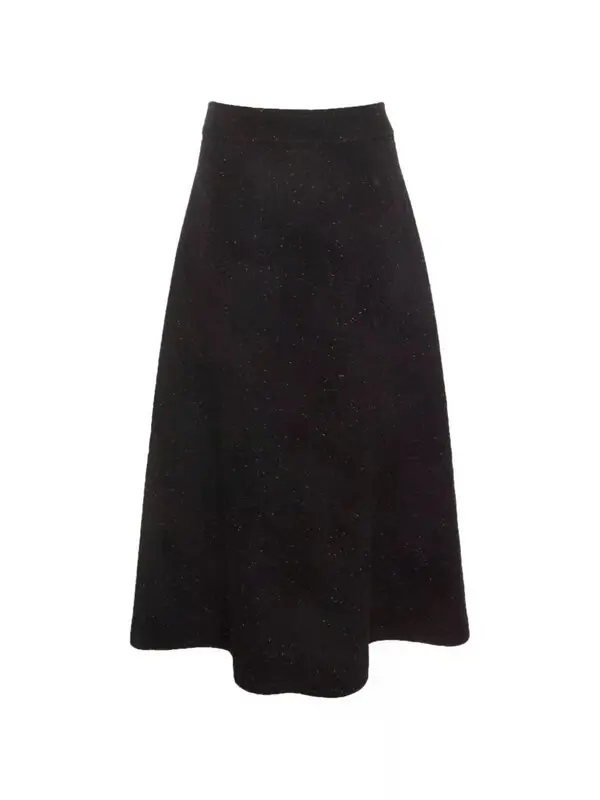 Chloé Button-up Flared Midi Skirt