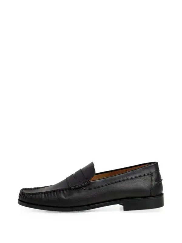 HACKETT LONDON Cobham Leather Loafers