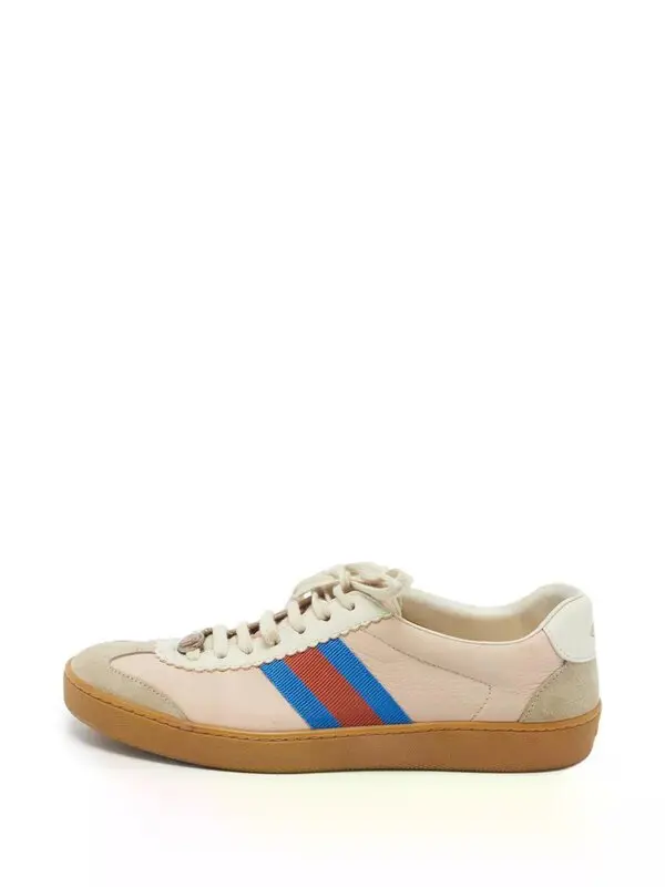 Gucci G74 Web Sneakers - Neutrals