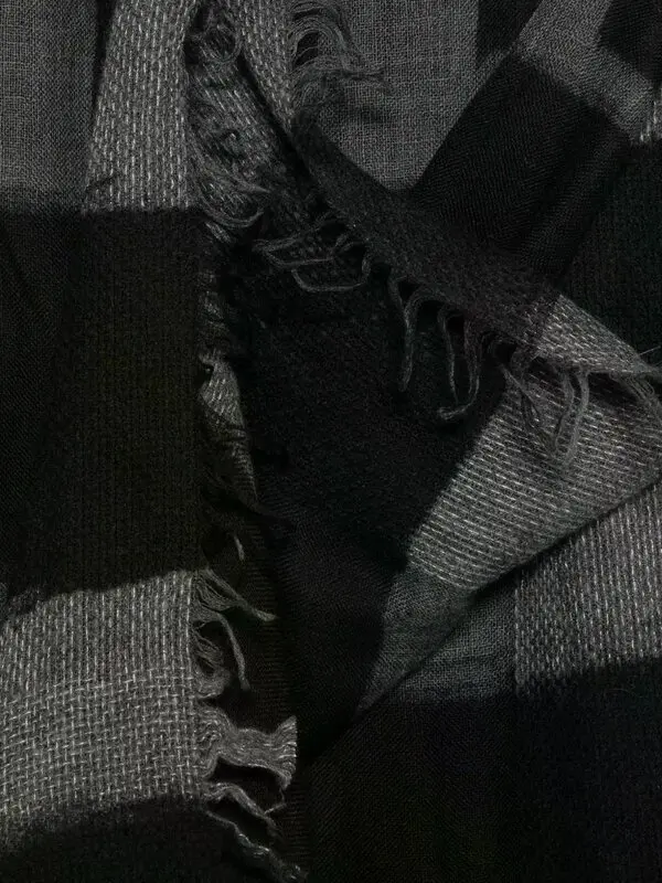 Faliero Sarti Striped Frayed Scarf