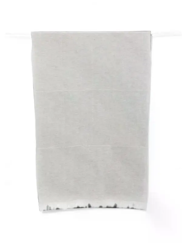D'ANIELLO Checked Fringed-edge Scarf
