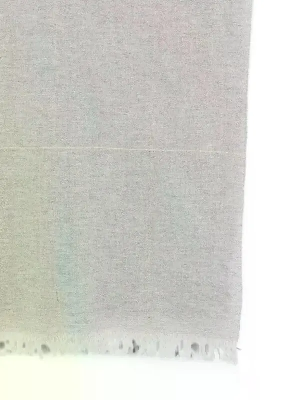 D'ANIELLO Checked Fringed-edge Scarf
