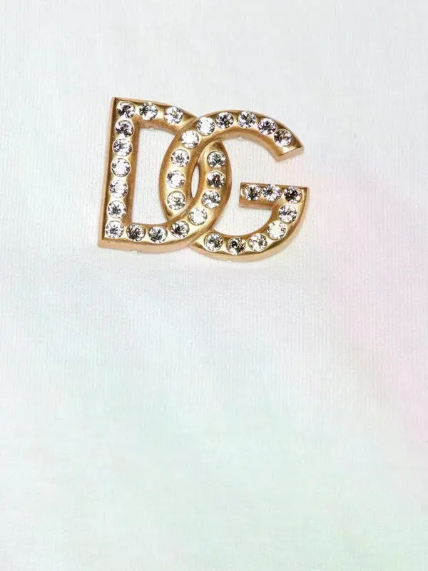 Dolce & Gabbana Dg Logo Embellished T-shirt