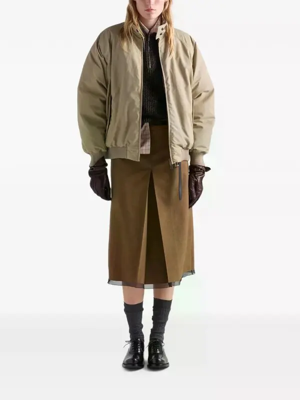 Prada Technical Poplin Down Jacket