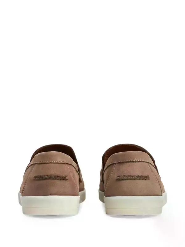HACKETT LONDON Nubuck Saddle Slip-on Sneakers