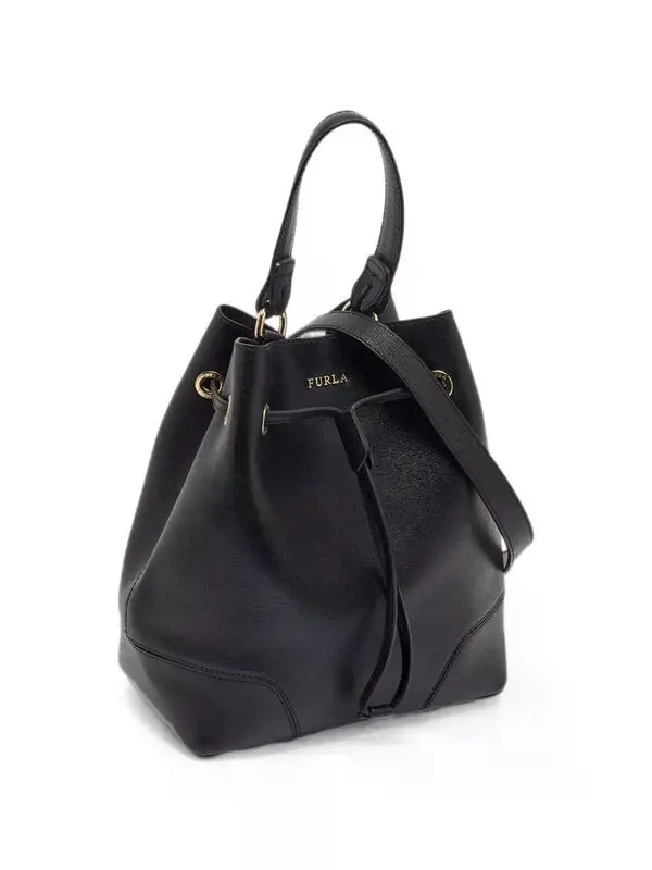 Furla Stacy Drawstring Bucket Bag - Black