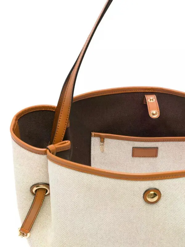 Chloé Clover Canvas Tote Bag - Neutrals