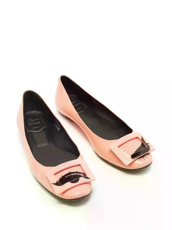 ROGER VIVIER Trompette Buckle Ballet Flats