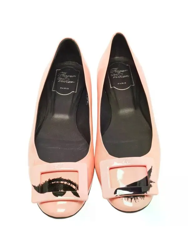 ROGER VIVIER Trompette Buckle Ballet Flats