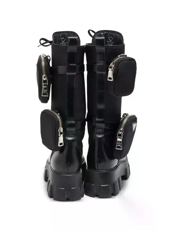 Prada Monolith Utility Combat Boots