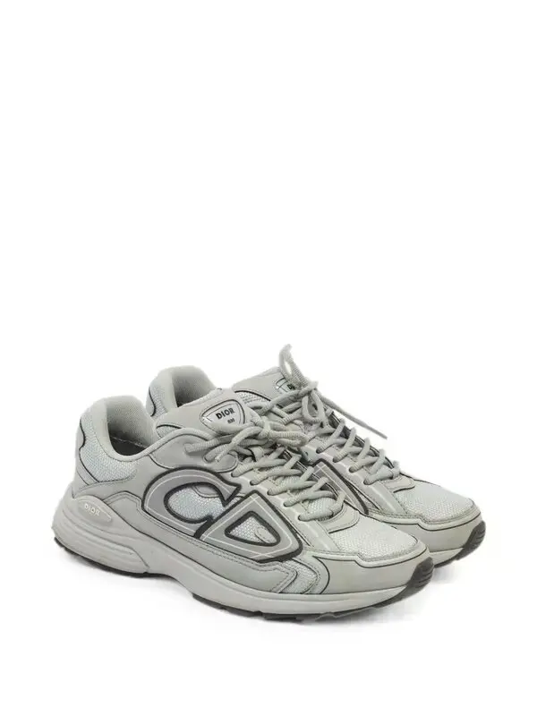 Dior B30 Leather Mesh Sneakers - Grey