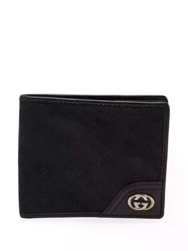 Gucci Monogram-pattern Wallet - Black