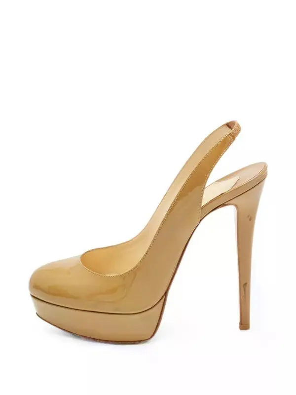 CHRISTIAN LOUBOUTIN Bianca Platform Slingback Pumps