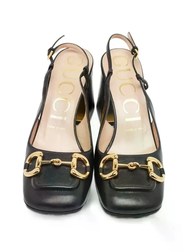 Gucci Horsebit Slingback Pumps