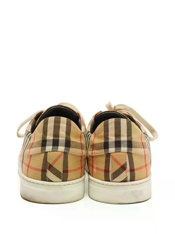 Burberry House Check Lace-up Sneakers