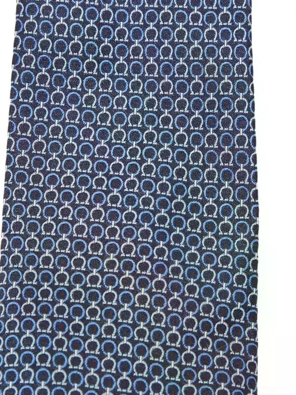 FERRAGAMO Gancini Jacquard Tie