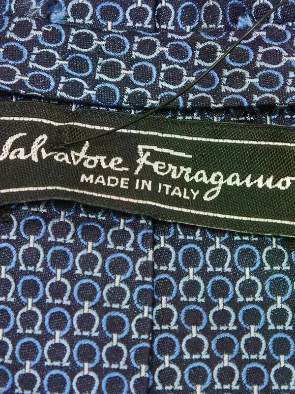 FERRAGAMO Gancini Jacquard Tie