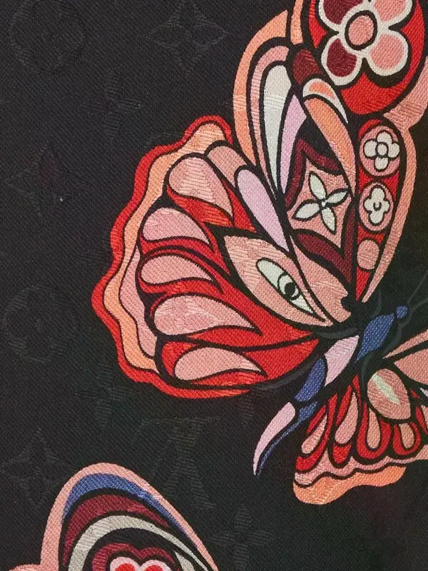 LOUIS VUITTON Butterfly Monogram Shawl