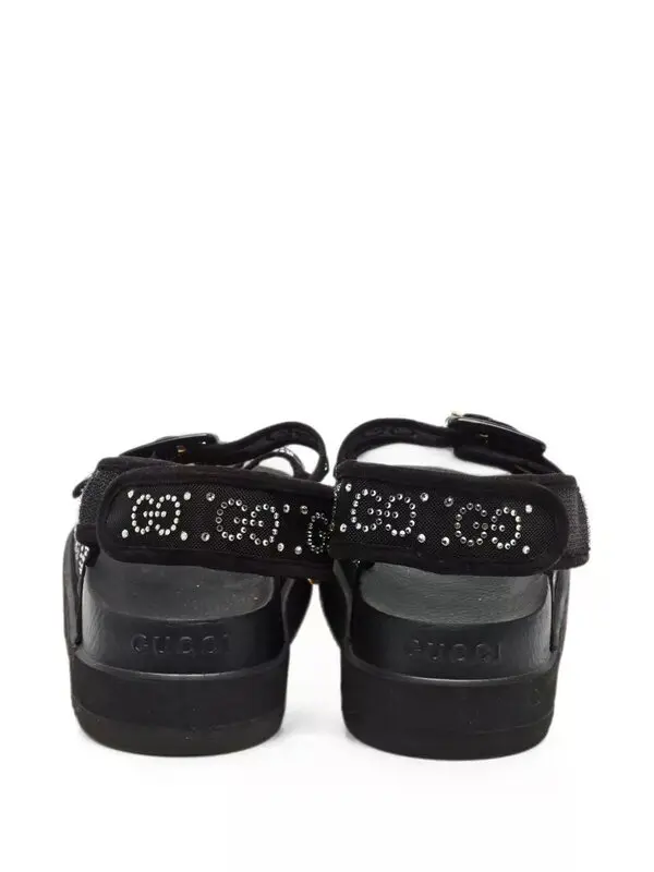 Gucci Crystal Embellished Platform Sandals
