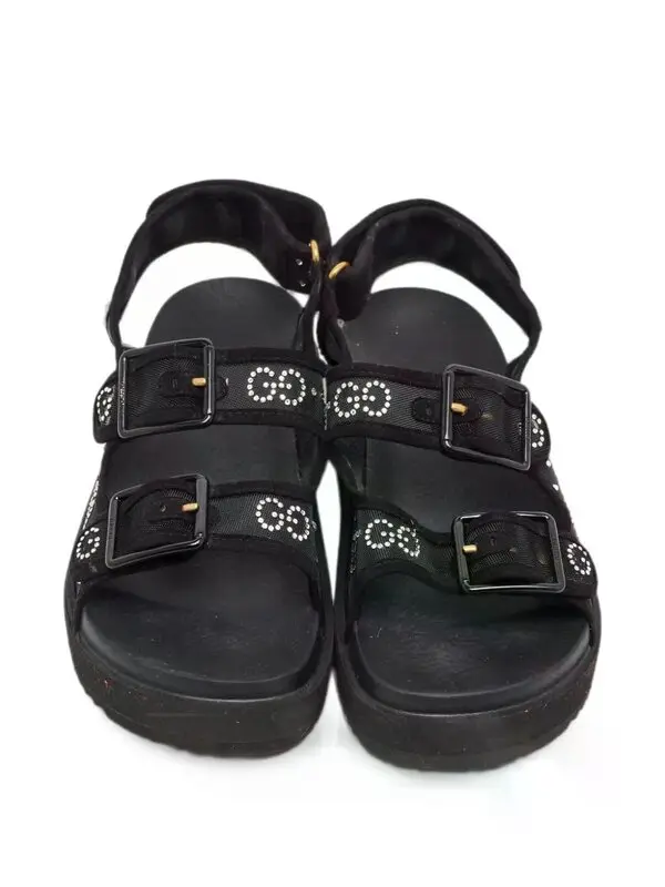 Gucci Crystal Embellished Platform Sandals