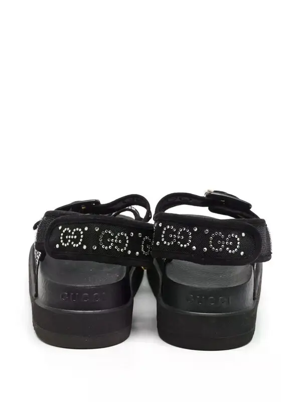Gucci Crystal Embellished Platform Sandals