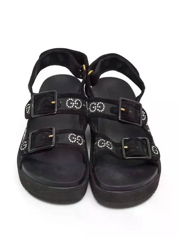 Gucci Crystal Embellished Platform Sandals