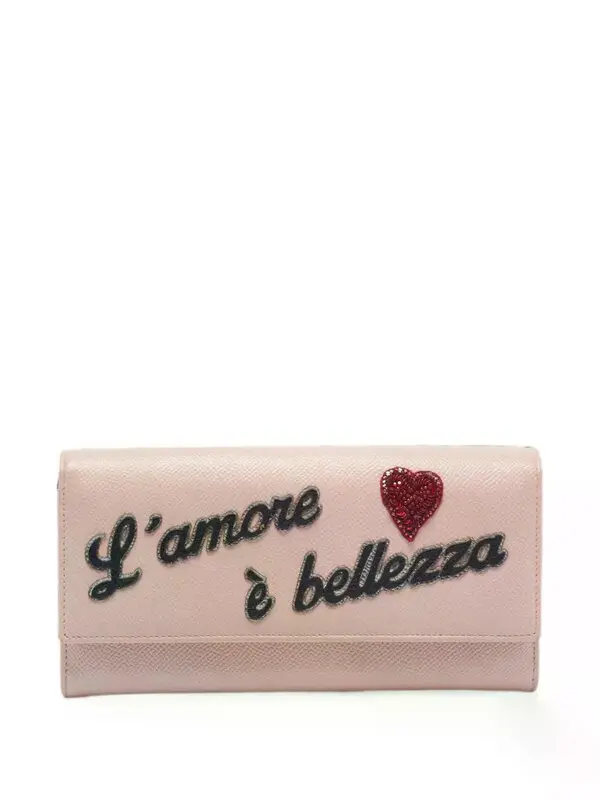 Dolce & Gabbana L'amore E Bellezza Continental Wallet