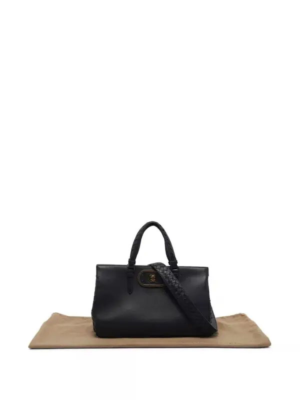 Bottega Veneta Elitica Leather Tote Bag