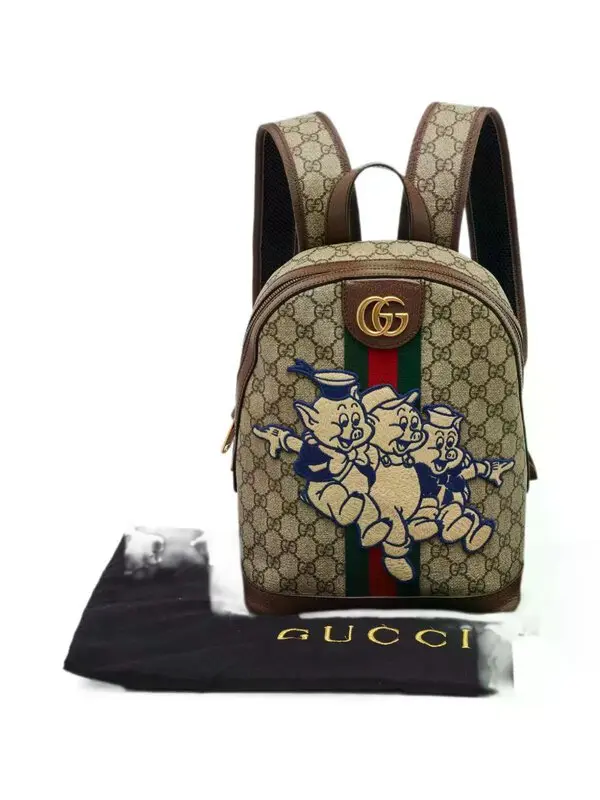 Gucci X Disney Three Little Pigs Ophidia Backpack