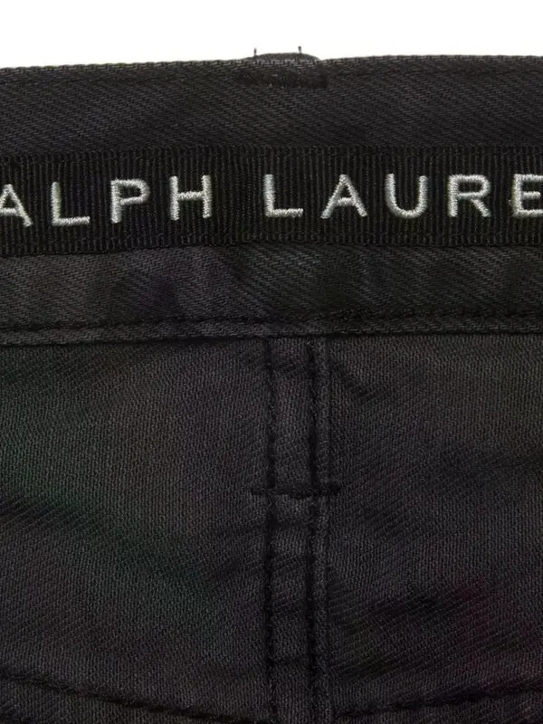 Ralph Lauren Printed Slim-fit Jeans - Black