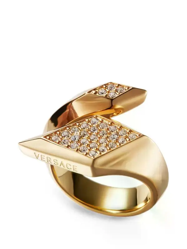 Versace Blade Crystal Ring
