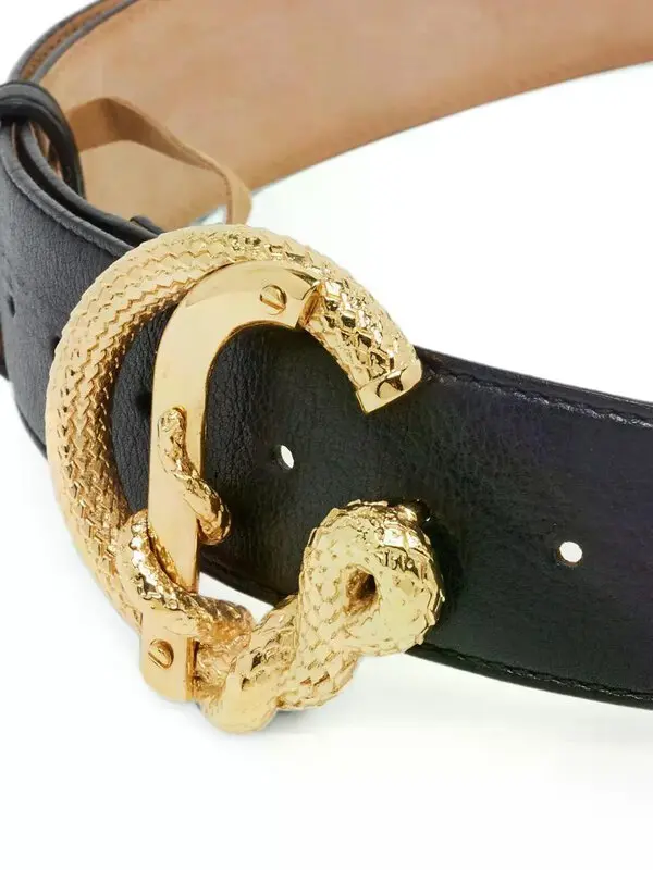 Roberto Cavalli Snake-buckle Belt