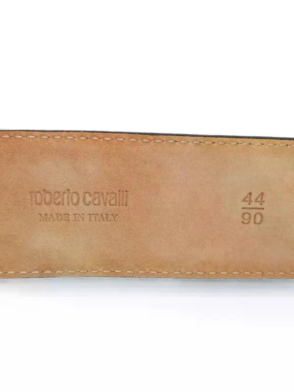 Roberto Cavalli Snake-buckle Belt