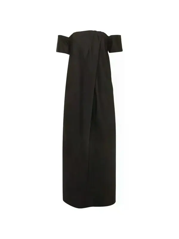 Magda Butrym Off-shoulder Maxi Dress - Black