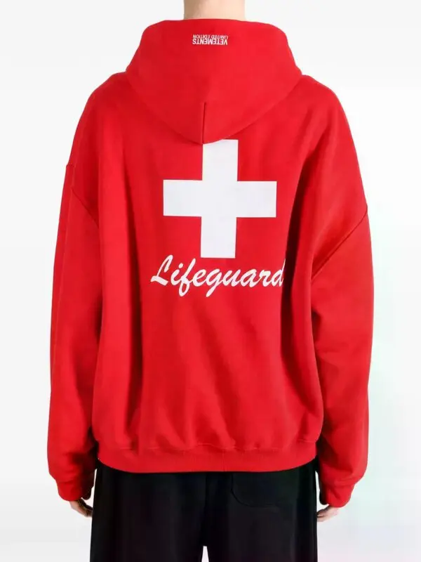 Vetements Logo-print Drawstring Hoodie