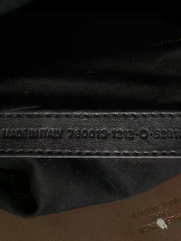 Balenciaga Medium Duty Free Embossed Tote Bag - Brown