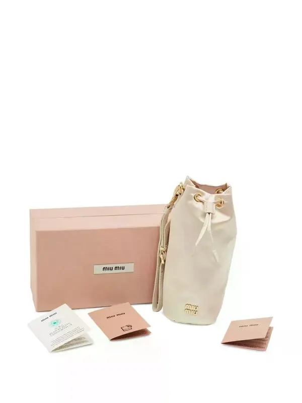 Miu Miu Satin Drawstring Pouch
