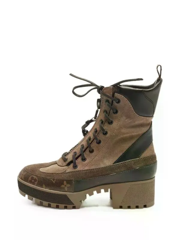 LOUIS VUITTON Laureate Lace-up Combat Boots