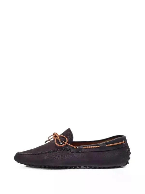TOD'S Gommino Boat Shoes - Black
