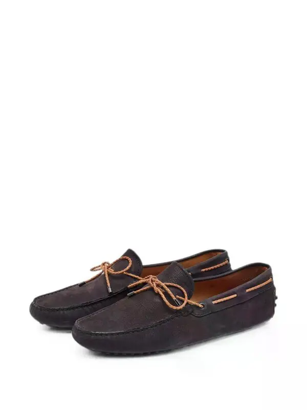 TOD'S Gommino Boat Shoes - Black