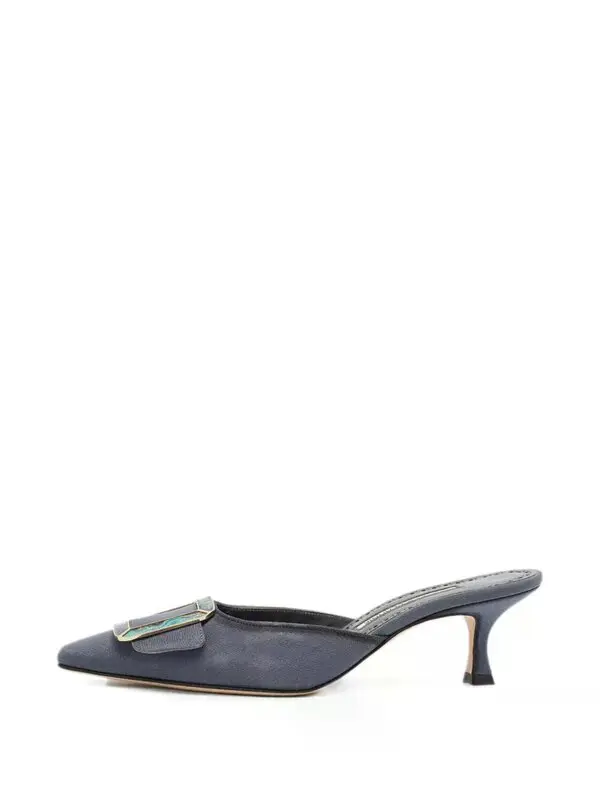 Manolo Blahnik Maysale Pointed-toe Mules