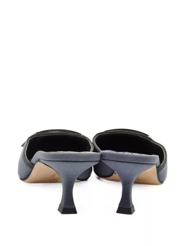 Manolo Blahnik Maysale Pointed-toe Mules