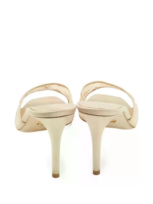 LOUIS VUITTON Revival Crystal-embellished Heeled Sandals