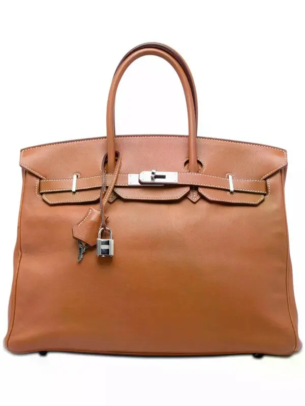 Hermès 2006 Tadelakt Birkin Retourne 35 Handbag