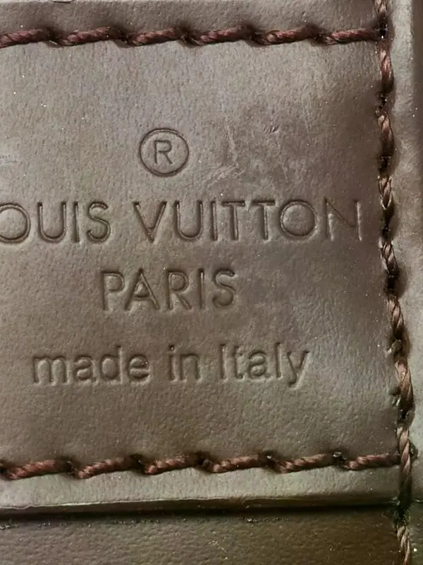 LOUIS VUITTON Alma Damier Ebene Tote Bag